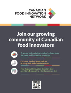 CANADIAN FOOD INNOVATION NETWORK-CONNECTING THE FOOD SECTOR THROUGH ...