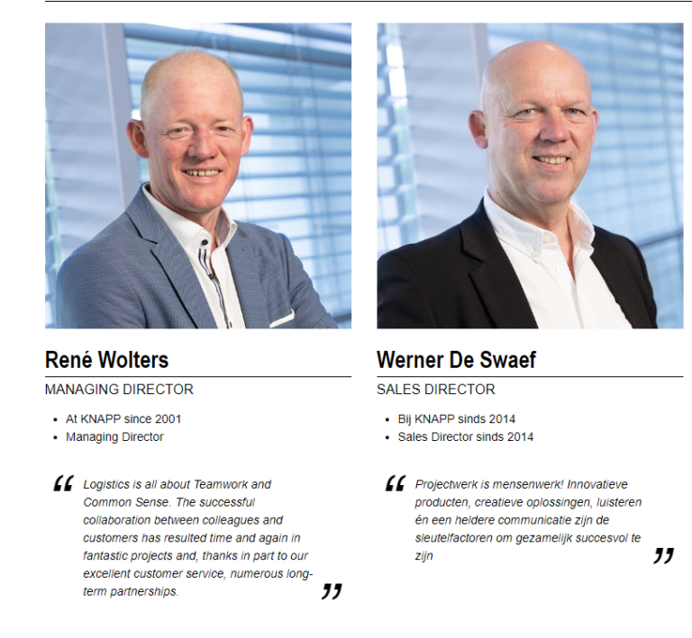 KNAPP – MAKING COMPLEXITY SIMPLE INNOVATION AND KNAPP ARE INSEPARABLY ...